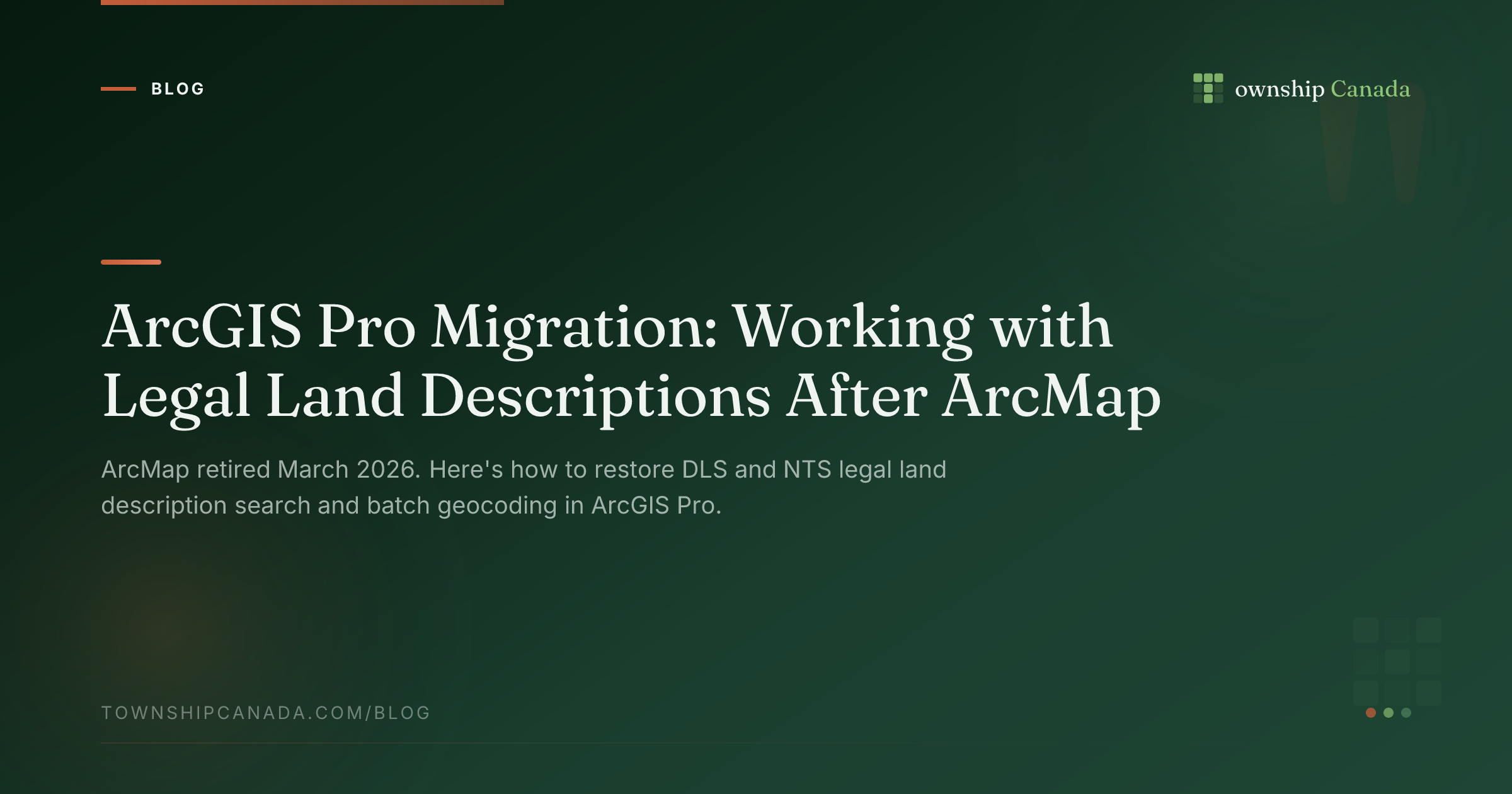 ArcGIS Pro Migration: Working with Legal Land Descriptions After ArcMap ...
